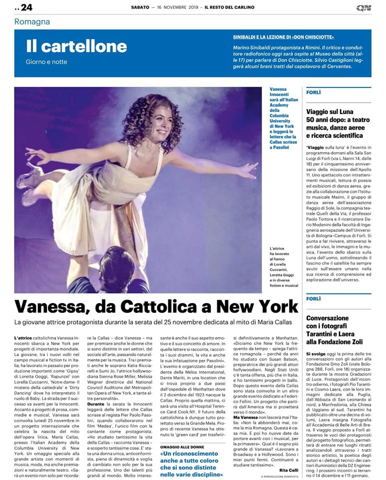 Si vola a New York! | Vanessa Innocenti